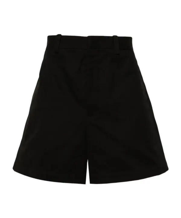 JIL SANDER High-waisted Belted Shorts - Black