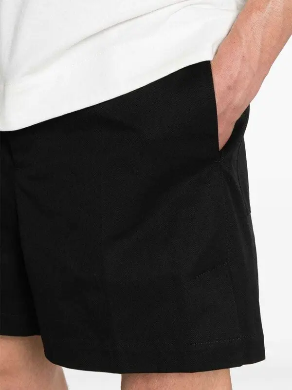 JIL SANDER High-waisted Belted Shorts - Black