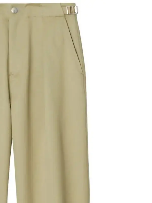 Burberry Straight-leg Buckle-waist Trousers