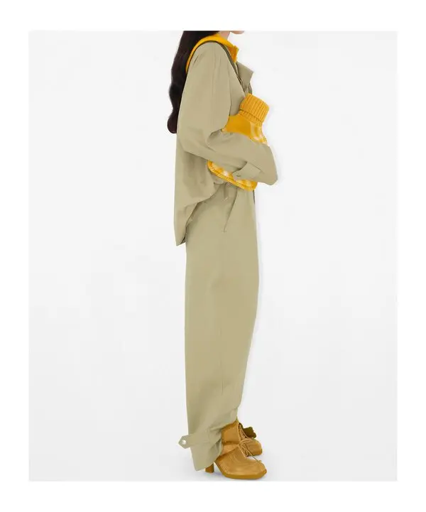 Burberry Straight-leg Buckle-waist Trousers