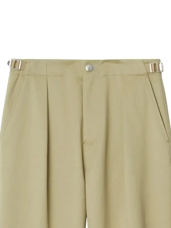 Burberry Straight-leg Buckle-waist Trousers