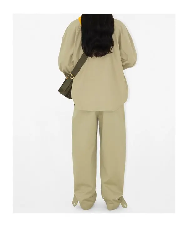 Burberry Straight-leg Buckle-waist Trousers