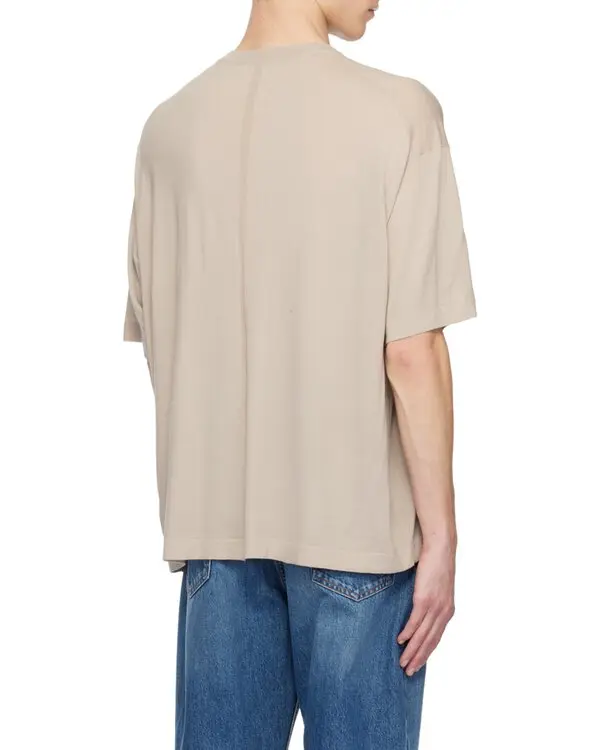THE ROW Round-necked T-shirt - Nude