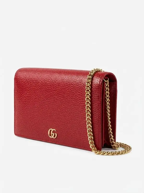 Gucci Gg Marmont Mini Chain Bag