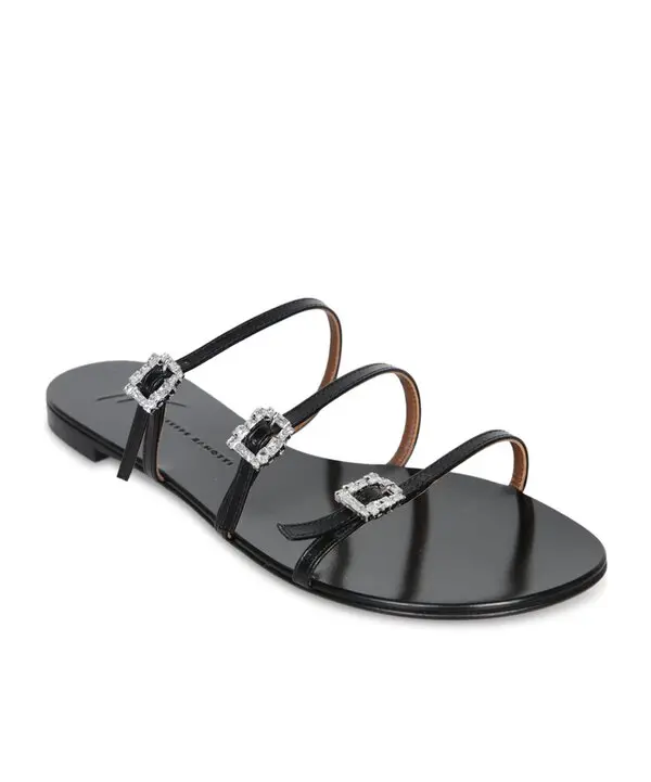 GIUSEPPE ZANOTTI Himari Flat Jewel Sandals