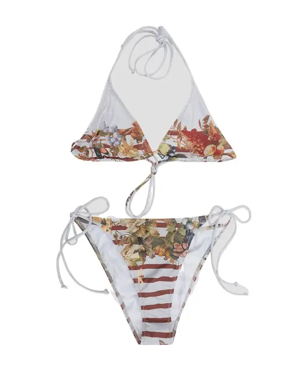 JEAN PAUL GAULTIER Printed Bikini Set - White