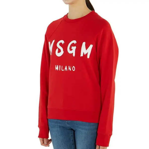 MSGM Milano Logo Sweatshirt - Red