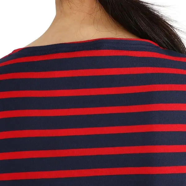 Saint James Striped Graphic Long Sleeve T-shirt