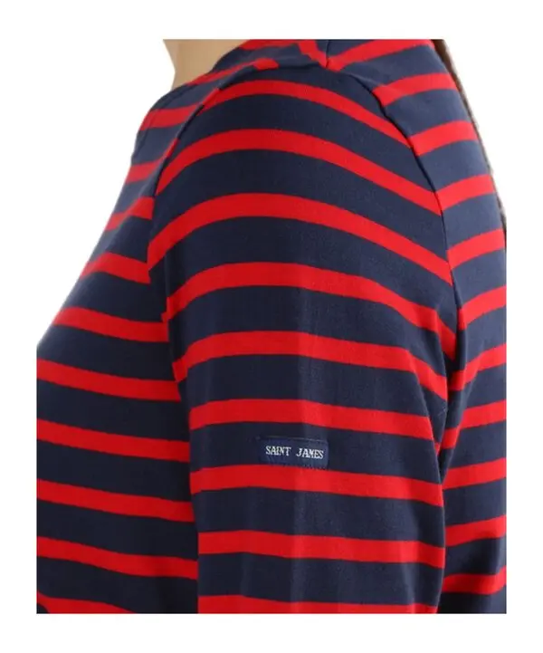 Saint James Striped Graphic Long Sleeve T-shirt