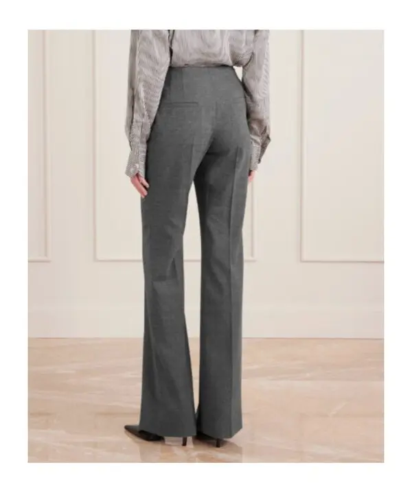 Tove Flared Pants With Creases