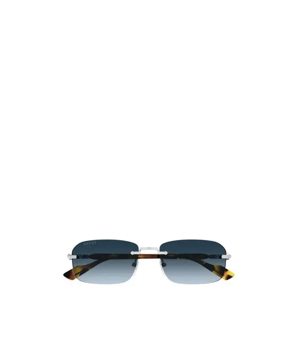 Gucci Rectangular Frame Sunglasses - Gray