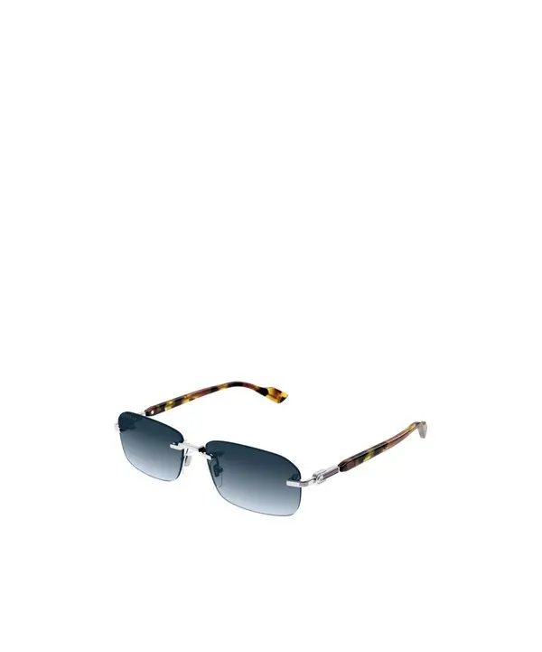 Gucci Rectangular Frame Sunglasses - Gray