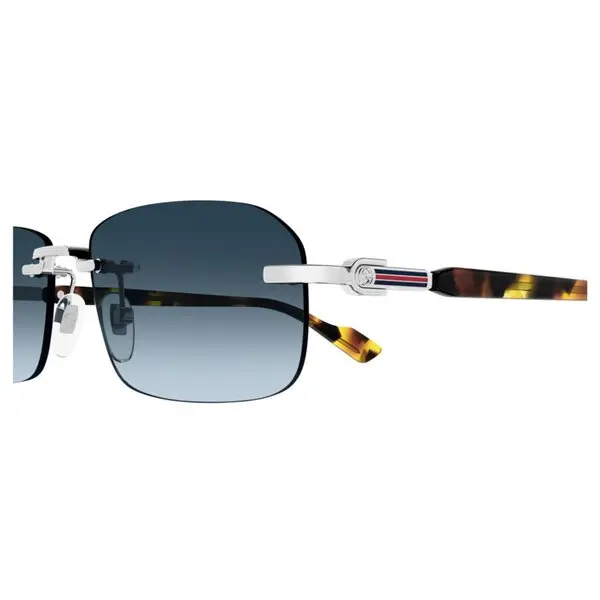 Gucci Rectangular Frame Sunglasses - Gray