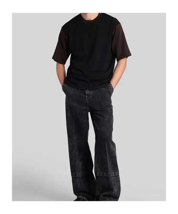 LANVIN Short Sleeved Crewneck T-shirt
