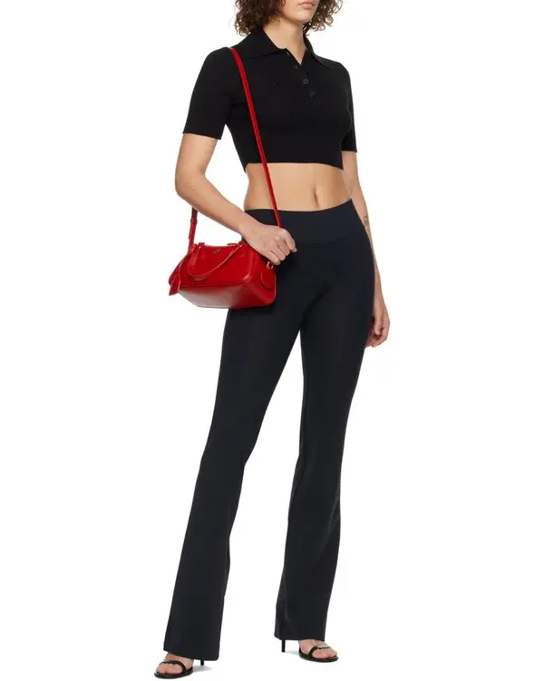 COURREGES Friday Bowling Top Handle Bag - Ruby Colour