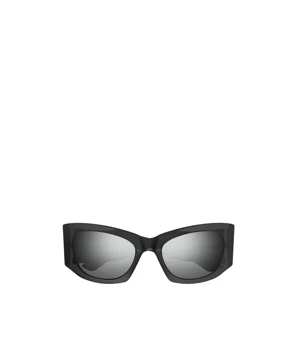 Balenciaga Cat Eye Frame Sunglasses - Black