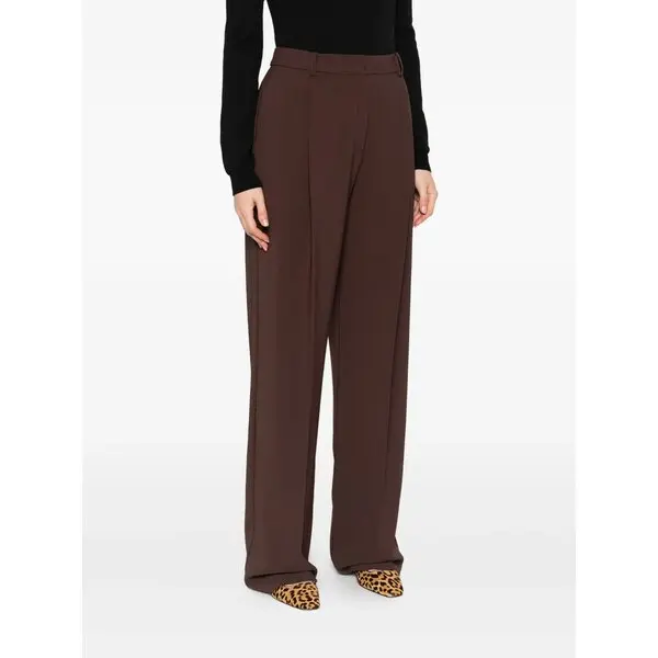 Elisabetta Franchi Pleated Trousers - Red