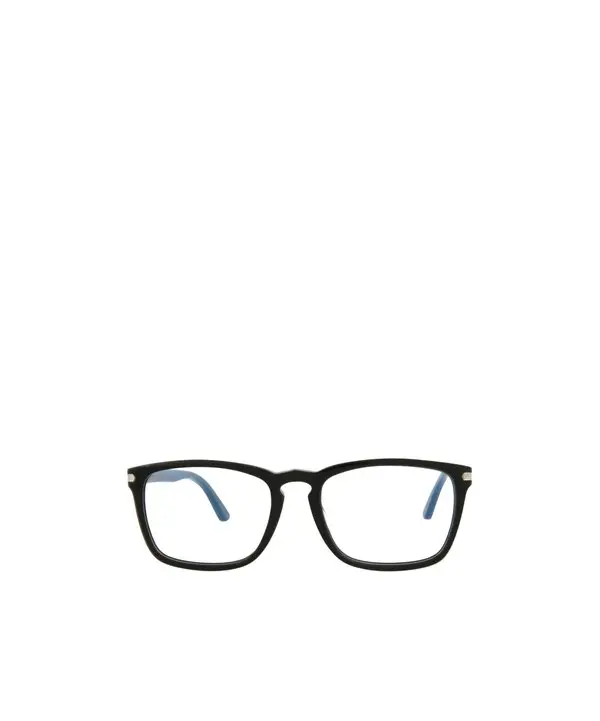 Cartier Full-frame Flat Mirror Eyeglasses - Black