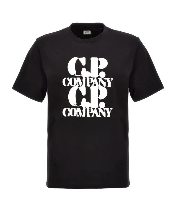 C.P. COMPANY Logo-print Cotton T-shirt