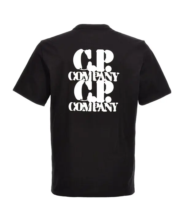 C.P. COMPANY Logo-print Cotton T-shirt