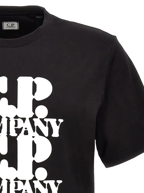 C.P. COMPANY Logo-print Cotton T-shirt