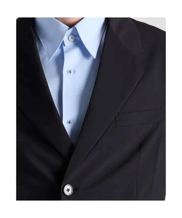 Prada Single-breasted Tailored Blazer - Black