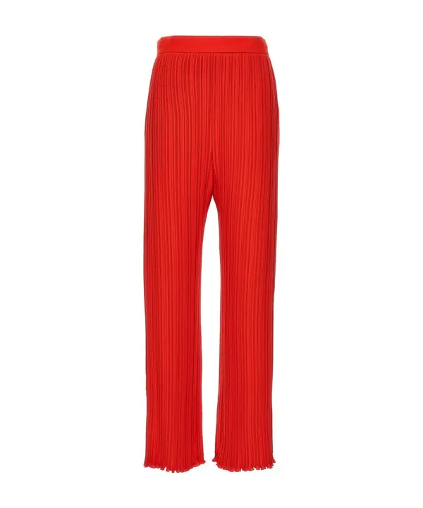 LANVIN Pleated Trousers - Red