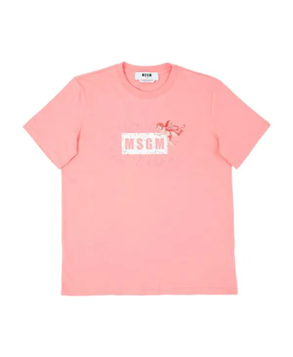 MSGM Logo Short Sleeve T-shirt