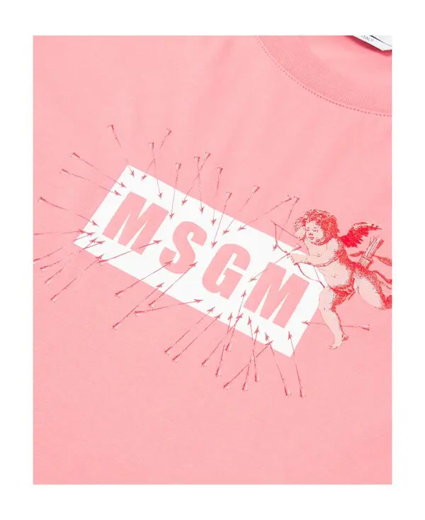 MSGM Logo Short Sleeve T-shirt