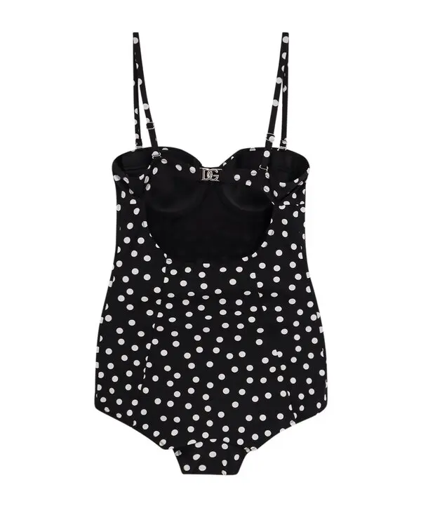 Dolce & Gabbana Polka Dot One-piece Swimsuit