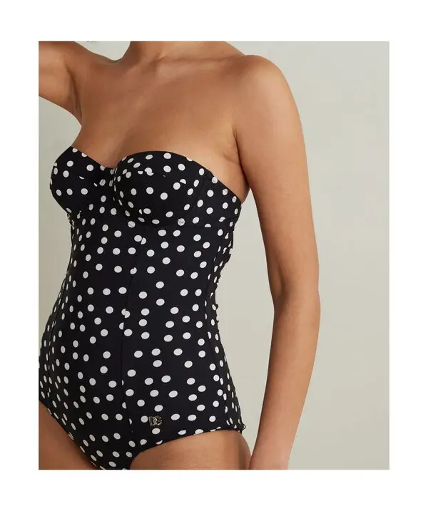 Dolce & Gabbana Polka Dot One-piece Swimsuit