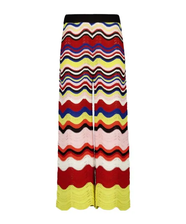La DoubleJ Chevron Knit Trousers