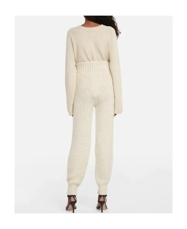 Khaite Rib-knitted Trousers