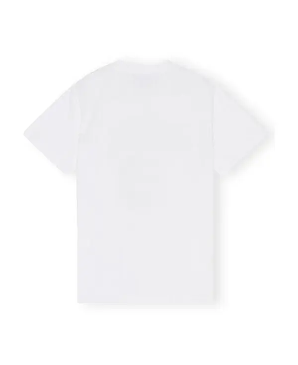 GANNI Logo Printed Crewneck T-shirt