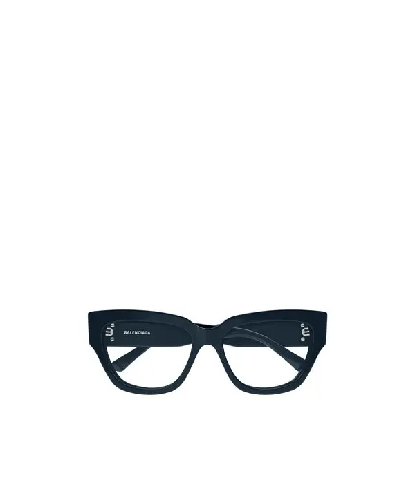 Balenciaga Rectangular Frame Eyeglasses - Black