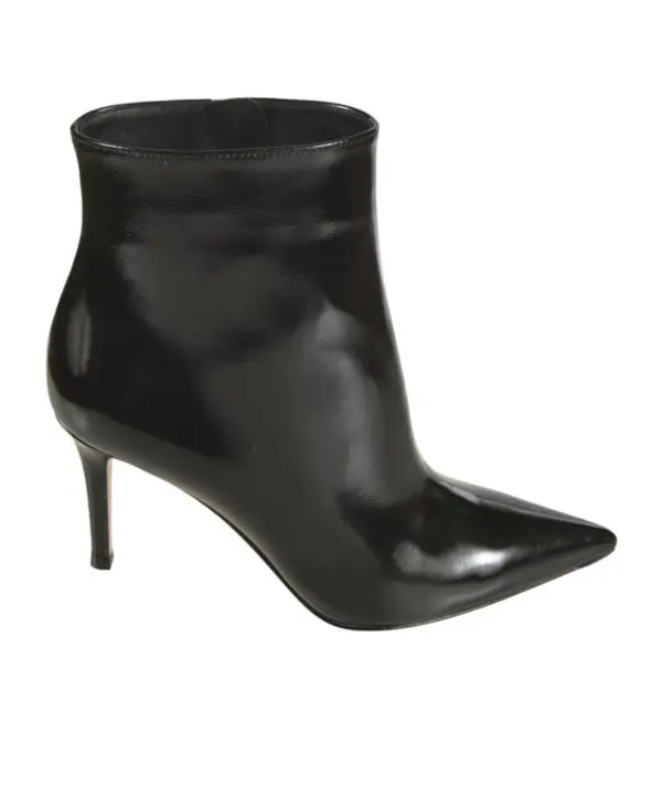 GIANVITO ROSSI Pointed-toe Stiletto Ankle Boots - Black