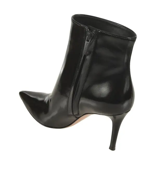 GIANVITO ROSSI Pointed-toe Stiletto Ankle Boots - Black