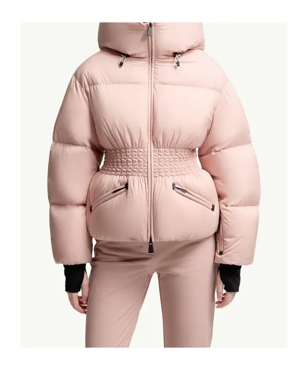 Moncler Wollemi Hooded Down Ski Jacket - Pink