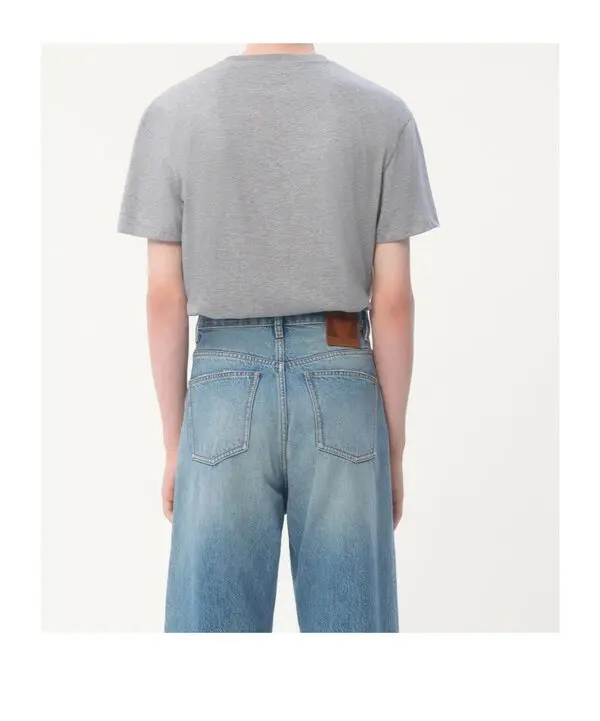 Valentino Garavani Logo Patch Crewneck T-shirt - Gray