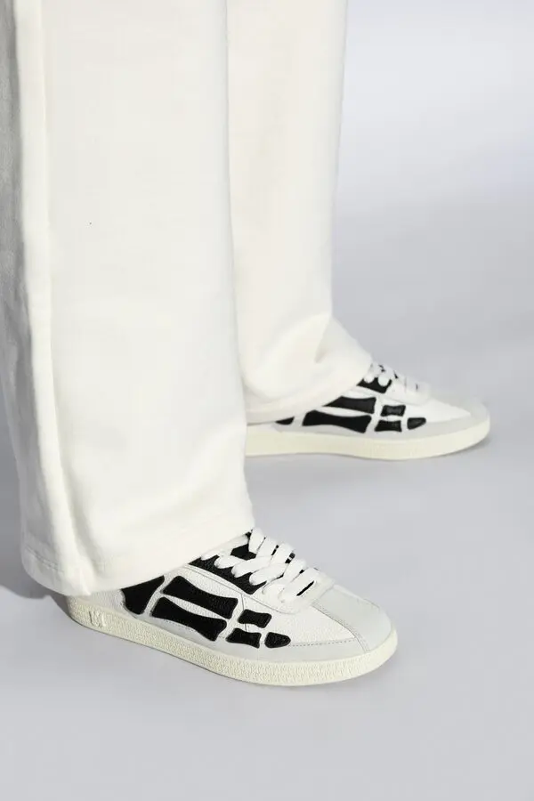 Amiri Pacific Bones Low Top Sneakers - White