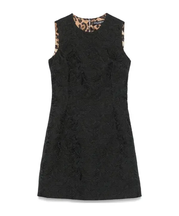 Dolce & Gabbana Floral Jacquard Mini Dress
