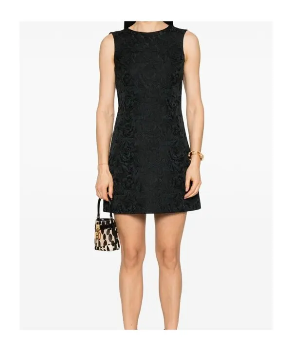Dolce & Gabbana Floral Jacquard Mini Dress