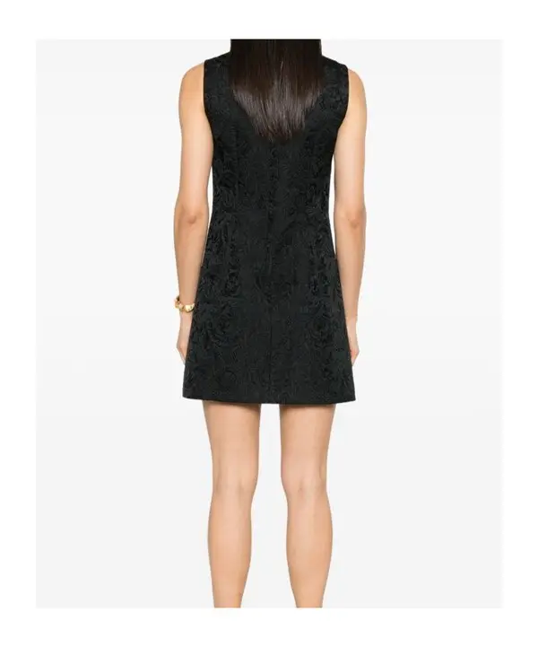 Dolce & Gabbana Floral Jacquard Mini Dress