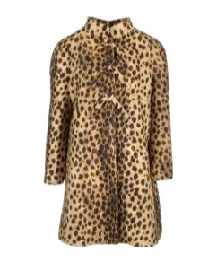 Valentino Garavani Jaguar Spots Leopard Printed Coat - No