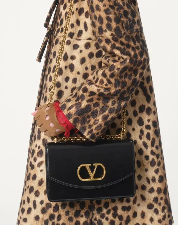 Valentino Garavani Jaguar Spots Leopard Printed Coat