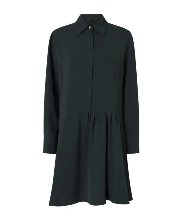 Pinko Long Sleeve Collared Dress - Black