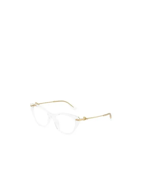 Dolce & Gabbana Cat Eye Frame Eyeglasses - White