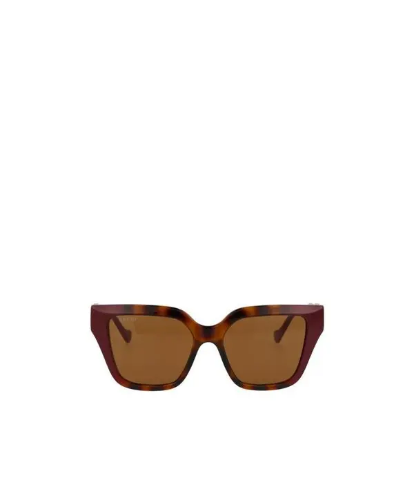 Gucci Square Frame Sunglasses - Brown