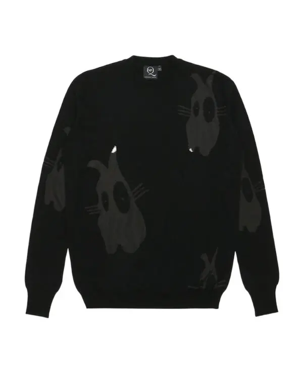 Alexander McQueen Logo Round Neck Sweater - Black