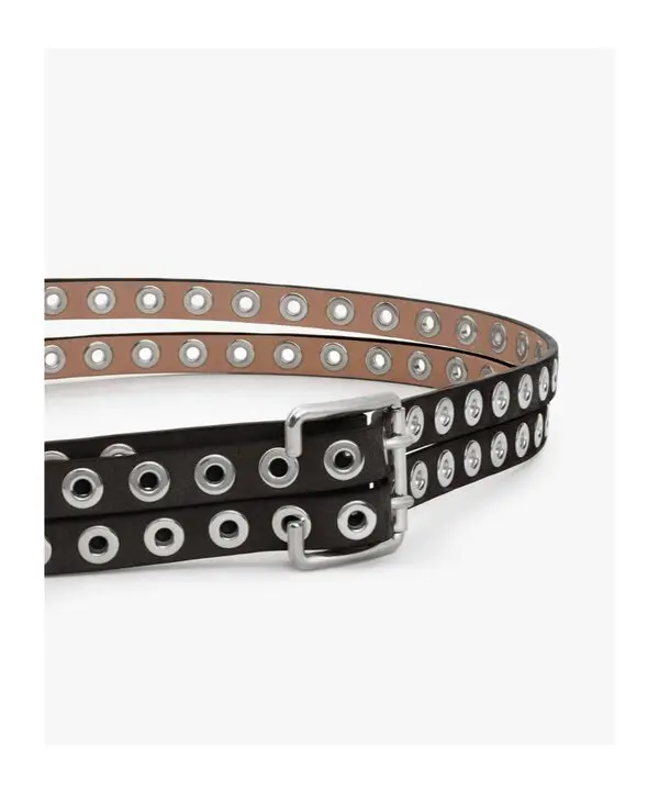 Alaïa Double Biker Belt - Black